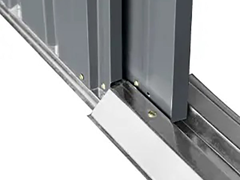 RELYARD 4X7 METAL OUTDOOR STORAGE GARDEN SHED (1700 Series) 5'-7" DOOR